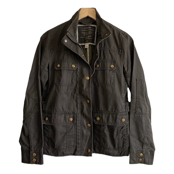 J. Crew | Jackets & Coats | J Crew Relaxed Boyfriend Field Jacket ...
